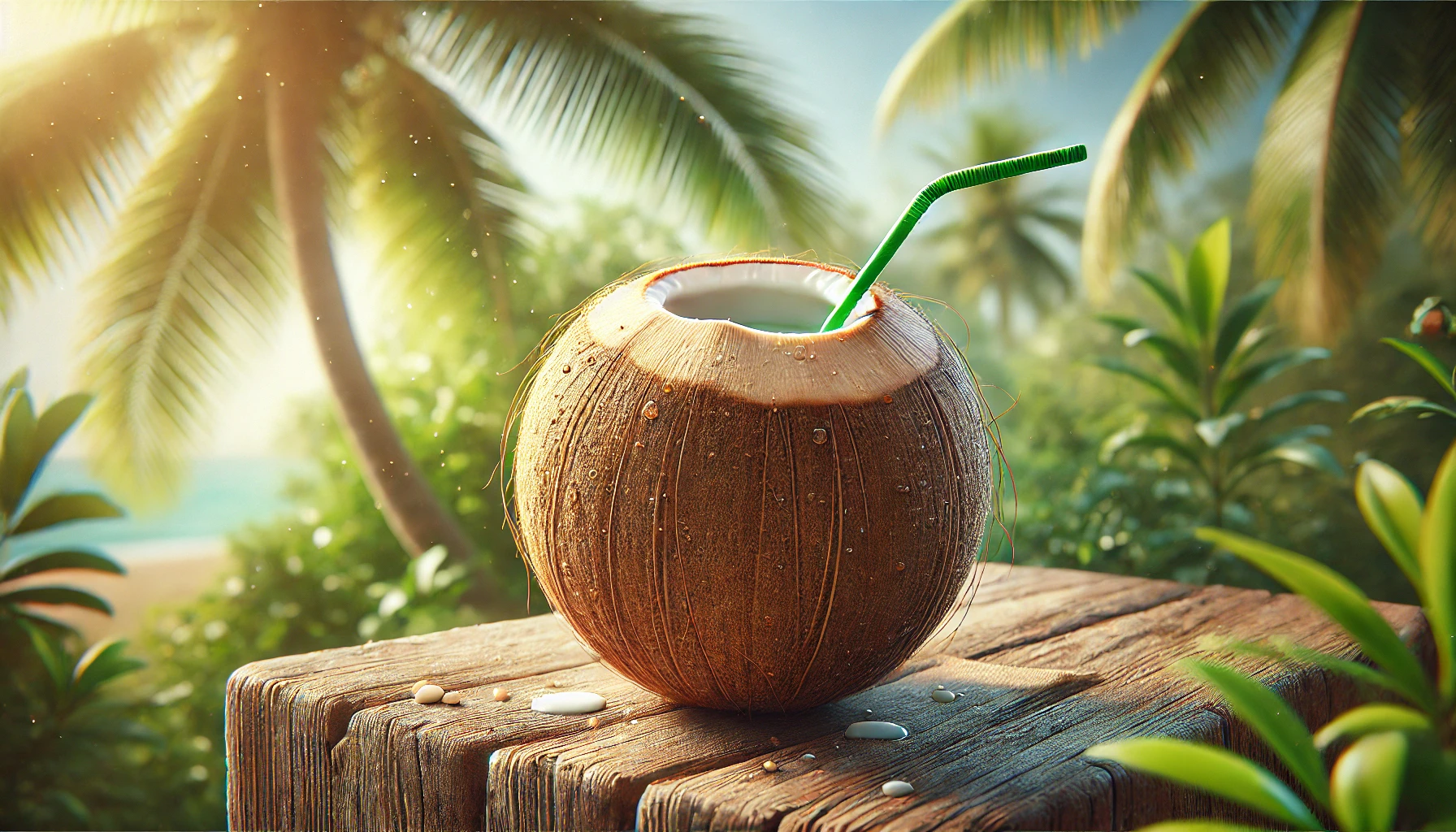 Benefícios da água de coco para a saúde e hidratação